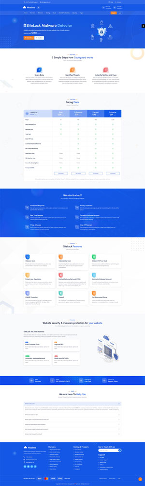 Hostma – Laravel Modern Web Hosting Template